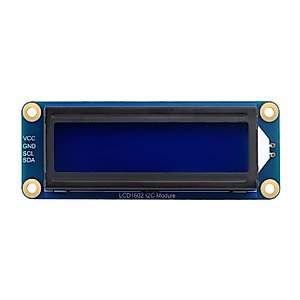 waveshare LCD1602 I2C Module, White Color with Blue Background, 16x2 Characters LCD, 3.3V/5V