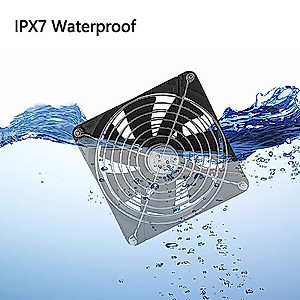 FCXJTU 20W Solar Powered Fan for Chicken Coops, Greenhouses, Outside Sheds, Pet Houses, Solar Panel Fan with Two IPX7 Waterproof Fans 11.5Ft On/Off Switch Cable Exhaust Intake Way Installation Kits