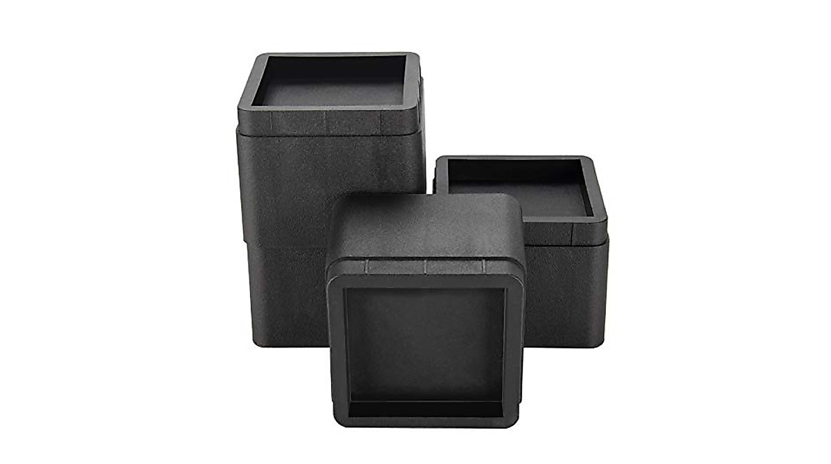 BTSD-home 3 Inch Heavy Duty Bed Risers - Enhance Your Space