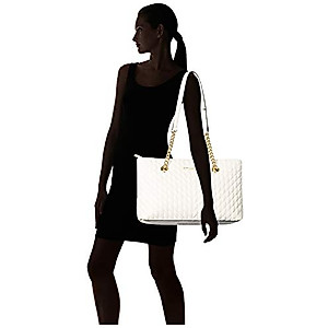 Karl Lagerfeld Paris Womens Karolina Tote Bag, Winter White