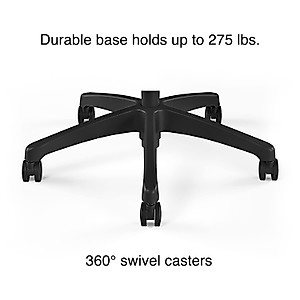 Union & Scale Flexfit Dexley Mesh Task Chair, Black, 2/Pack (UN56946V-CCVS)
