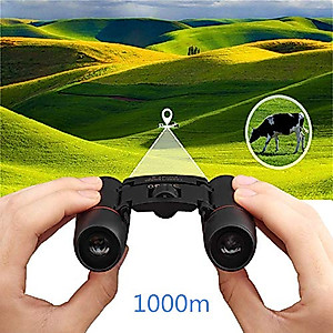 30x60 Mini Compact Binoculars for Kids and Adults, Portable Pocket Foldable Binoculars for Waterproof Bird Watching, Mountaineering, Outdoor Hunting