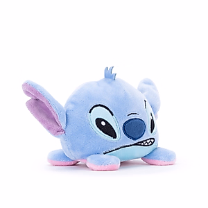 Disney Simba Official Stitch and Angel Reversible Plush Toy for Kids Stitch, Blue, Pink