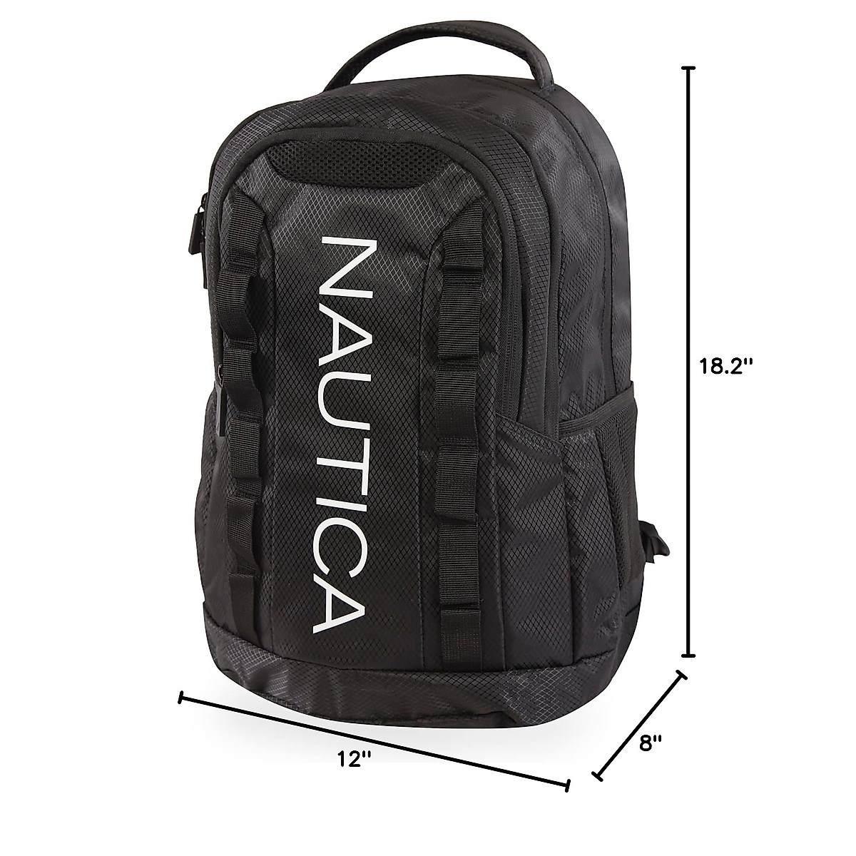 Nautica Armada Laptop Backpack, Black, One Size