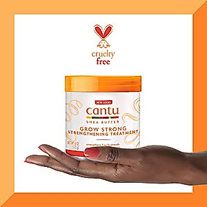 Cantu Grow Strong Strengthening Treatment, 6 Oz, White