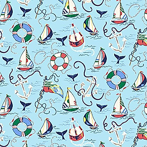 Vera Bradley Women's Recycled Lighten Up Reactive Compact Crossbody Purse With RFID Protection, Really Regatta, One Size