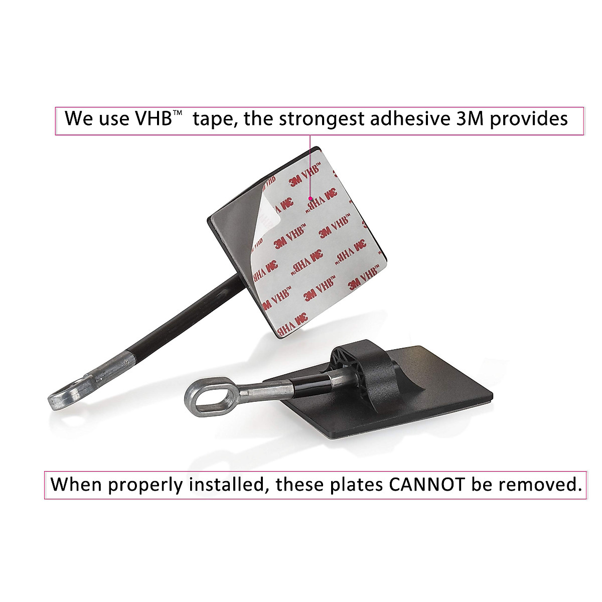 2-Pack Refrigerator Lock (2-Pack, Black Without Padlock),CSP-103.B.NP.2