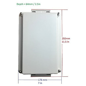 Tycon Systems ENC-SW-8x5 Outdoor Enclosure For TP-SW 5 And 8 Port POE Switches