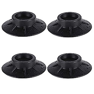 Bestgle 4 Pcs Washing Machine Anti Vibration Rubber Pads, Non-Slip Noise Absorbing Base Foot Stabilizer Pads Mat for Support Protects Washer and Dryer Machine Pedestals Feet
