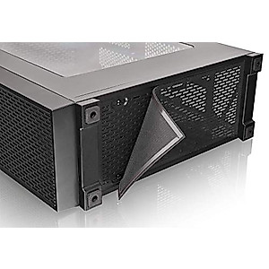 Thermaltake Core G3 Black Slim Small Form Factor ATX Perforated Metal Front and Top Panel Gaming Computer Case 2.0 Edition with Two 120mm Front Fan Pre-Installed CA-1G6-00S1WN-A0