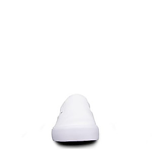 Lugz | Clipper Casual Sneakers for Men | Slip On Shoes for Men | Everyday Men Footwear, White/White, 9