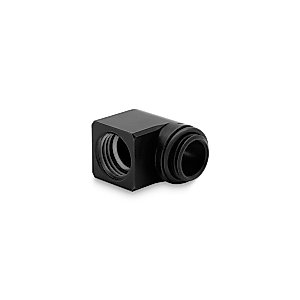 EKWB EK-Quantum Torque Micro Rotary 90 Degree Angled Fitting, Black