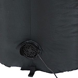 Sunnydaze 5' Wendolyn The Wicked Witch Inflatable Outdoor Halloween Decoration - Built-in Fan Blower and 2 LED Lights