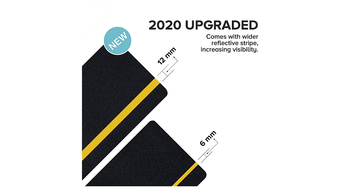 LifeGrip Anti Slip Treads with Reflective Stripe - Durable Non Slip Tape