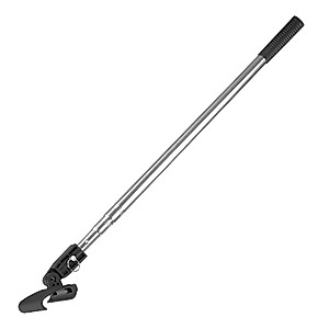 KEZERS Drywall Skimming Blade Set-7",10",14",16" & 24" Skimming Blades + 35"-81" Extension Handle, Stainless Steel Construction Knife,Smoothing Drywall Knife,Extruded Aluminum,High Impact End Caps