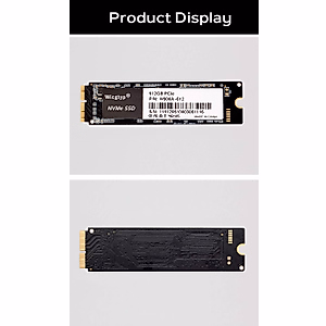 Wicgtyp 1TB M.2 SSD PCIe NVME for Mac SSD M2 NVMe SSD Hard Drive Gen3x4 SSD 1TB for MacBook Air/MacBook Pro