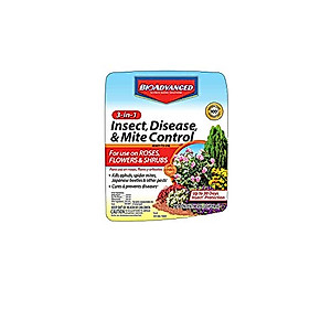 BIOADVANCED 701290B Insecticide Fungicide Miticide 3-in-1 Insect, Disease & Mite Control, 24 oz, Ready-to-Use (Pack of 2)
