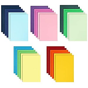 EOOUT 30pcs A5 Journals Notebooks Bulk, Ruled Lined Journal for Writing, 5.5" X 8.5", 60 Pages, for Kids, Office Supplies, School Supplies, 15 Colors