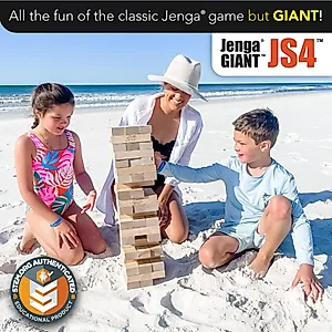 Jenga Giant - Stacks to Over 3 feet - Officially Licensed - JS4