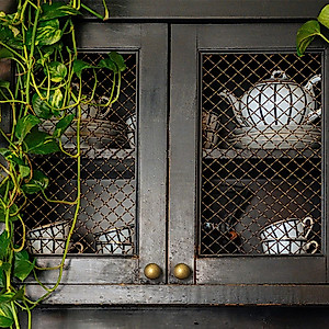 Yanxia Set of 12 -Sleek Round Antique Brass Cabinet Knobs - Retro and Minimalist Hardware for Stylish Home Enhancement - 1 Inch Diameter