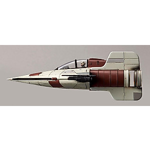 Revell (Bandai Original 01210 Star Wars A-Wing Starfighter 1:72 Scale Unbuilt/Pre-Coloured/Clip-Together (Non-Glue) Plastic Model Kit with Display Base