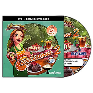 Time Management Games for PC: Delicious Vol. 2, 5 Game DVD Pack + Digital Download Codes (PC)