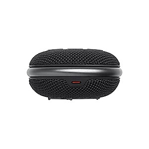 JBL Clip 4 Waterproof Portable Bluetooth Speaker Bundle with Megen Protective Hardshell Case (Black)