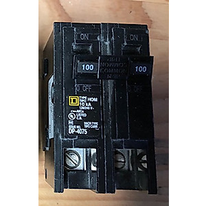 Square D by Schneider Electric HOM2448M100PCVP Homeline 100 Amp 24-Space 48-Circuit Indoor Main Breaker Load Center with Cover - Value Pack (Plug-on Neutral Ready), & 00-Amp Two-Pole Circuit Breaker