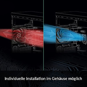 ARCTIC F8 - PC Fan, 80mm Standard Case Fan, Quiet Motor, Computer, Push- or Pull Configuration, Fan Speed: 2000 RPM - Black