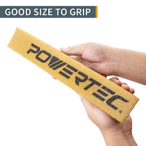 POWERTEC 71407 Abrasive Cleaning Stick for Sanding Belts & Discs 12" | Natural Rubber Eraser - Woodworking Shop Tools for Sanding Perfection