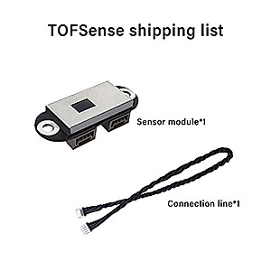 youyeetoo Nooploop TOF Lidar Sensor, Range 8M(26FT) FOV 27° Resolution 1mm 10Hz Support Cascade Multiple Communication interfaces,Raspberry Pi, Arduino Lidar Sensor (TOFSense)