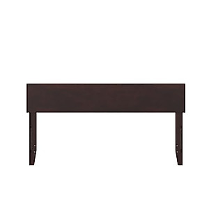 AFI Orlando Queen Size Headboard with Attachable Charger in Espresso