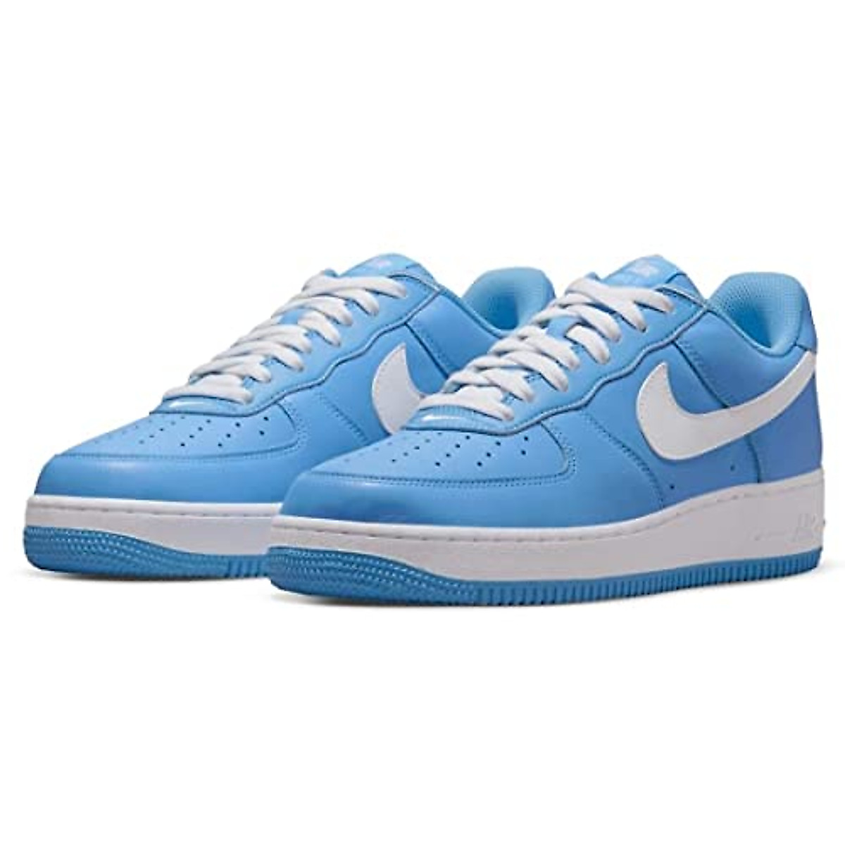 Nike mens Air Force 1 Low Retro, University Blue/White/Metallic, 7.5