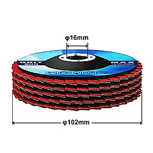 4" Diamond Flap Disc Grinding Sanding Wheels 200 Grit - Sander Tile Stone Marble Concrete Granite Ceramics Glass 1Pcs
