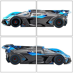 Bburago Bugatti Bolide Diecast Model Car 11047 Blue Black