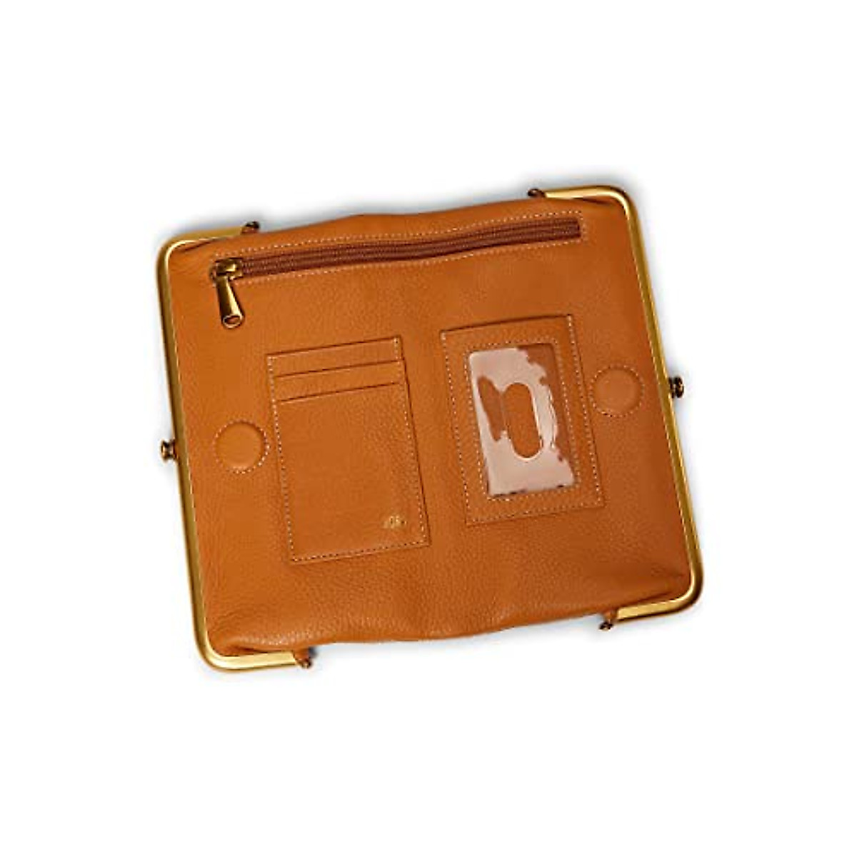 HOBO Lauren Clutch Wallet Sundial White Stitch One Size