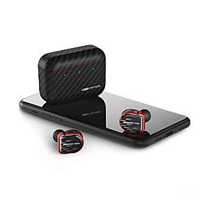 MASTER &amp; DYNAMIC MW08 True Wireless Earphones (White Ceramic/Stainless Steel Case)