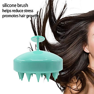 JANEMO Hair Brushes,Scalp Scrubber,Soft Silicone Hair Scalp Massager Shampoo Brush,Scalp Massager Use for Exfoliation,Girls,Men, Women,Kids,Pets,Christmas Gifts