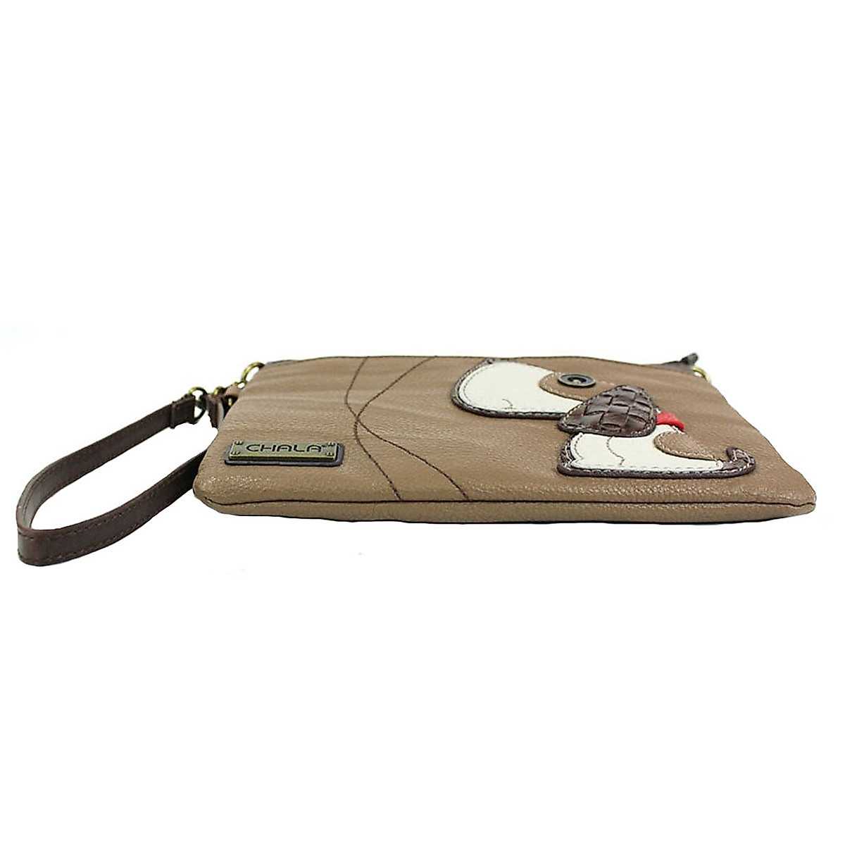 Chala Toffy Dog Mini Crossbody Handbag with Convertible Strap