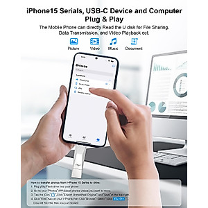 ySky 1TB USB 3.2 SSD Solid State Flash Drive,500MB/s High Speed USB C+ USB A 3.2 Gen2 USB Thumb Drive,2in1 USB C Drive Stick for USB-C iPad/Android Phone,Laptop,Mac,Tablet with Keychain Leather case
