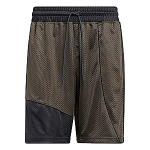 adidas Men's Creator 365 Basketball Shorts 3.0, Utility Grey, Small