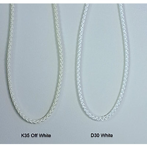 Qty 1. Cord Loop for Window Shades Cellular, Honeycomb, Roman, Roller (K35 Off White, 3ft Loop)
