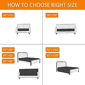 hyha Waterproof Dog Blanket, Soft Dog Bed Cover Pet Blankets, Waterproof Sofa Couch Cover for Dogs Washable, Reversible Pet Couch Covers for Sofa Furniture (30x70 Inch, Grey/Dark Grey)