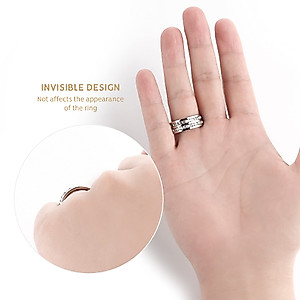 Ring Size Adjuster Loose Rings Invisible Ring Size Reducer Jewelry Guard Sizer Loose Ring Tightener, Fitter,Reducer for Wide Rings,Multiple Ring Resizer & 3 Colors,6 Sheets /234 Pcs