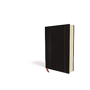 NIV, Journal the Word Bible (Perfect for Note-Taking), Hardcover, Black, Red Letter, Comfort Print: Reflect, Take Notes, or Create Art Next to Your Favorite Verses