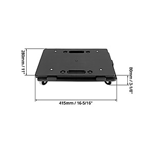 QWORK Furniture Moving Dolly with Wheels, 2 Pack Moving Rollers Leg Dollies, Portable Furniture Movers, 440 Lbs Capacity Small Flat Dolly