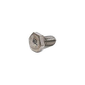 1/4"-20 x 1/2" 304 Grade Stainless Steel Cap Screw Hex Bolts (25 Pack), Sturdy with Stainless Steel Construction, Fully Threaded, Coarse, 20 Thread Pitch, 0.5 in. Length Fastener
