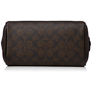 Coach F32203 Signature Shoulder Bag, PVC Leather, 2-Way, Brown/Black