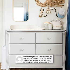 Delta Children Universal 6 Drawer Dresser, Espresso