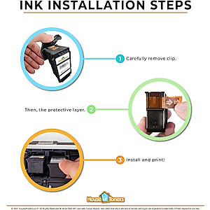 Houseoftoners Remanufactured Ink Cartridge Replacement for Canon PG-210XL CL-211XL 210 XL 211 XL for PIXMA iP2702 MP250 MP490 MP495 MX320 MX330 MX340 MX350 MX410 Printers (1 Black 1 Color, 2PK)
